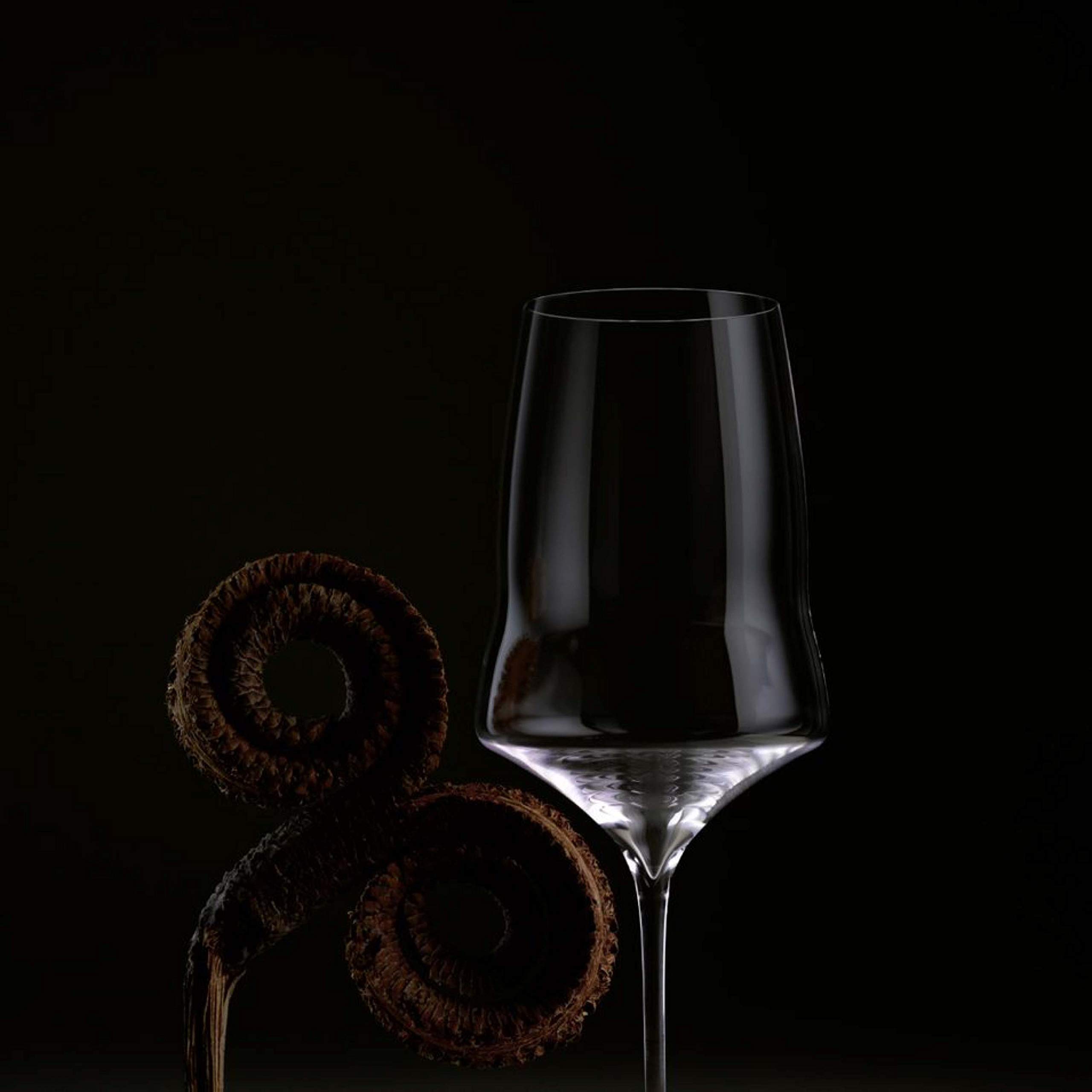 Josephinenhütte - JOSEPHINE No 1 - White - White Wine Glasses - purely handmade - Set of 1