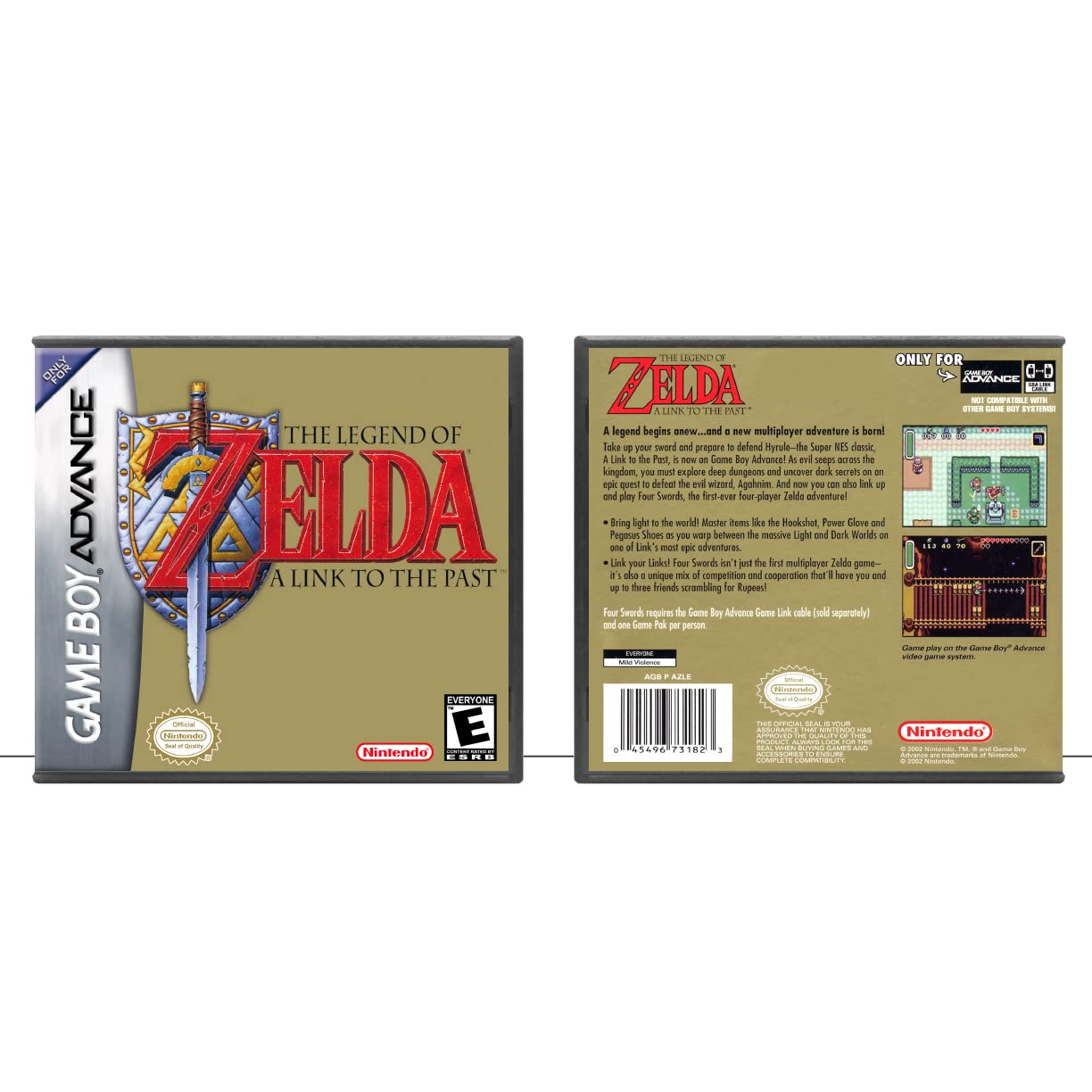Legend of Zelda,The: A Link to the Past | (GBA) Game Boy Advance - Game Case Only - No Game