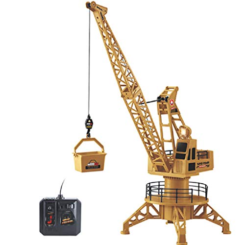 IFOTIME Engineering Gifts Set DIY Control Vehicle Toy Tower Electric Kid Remote Helicopter Looping (Yellow, One Size)