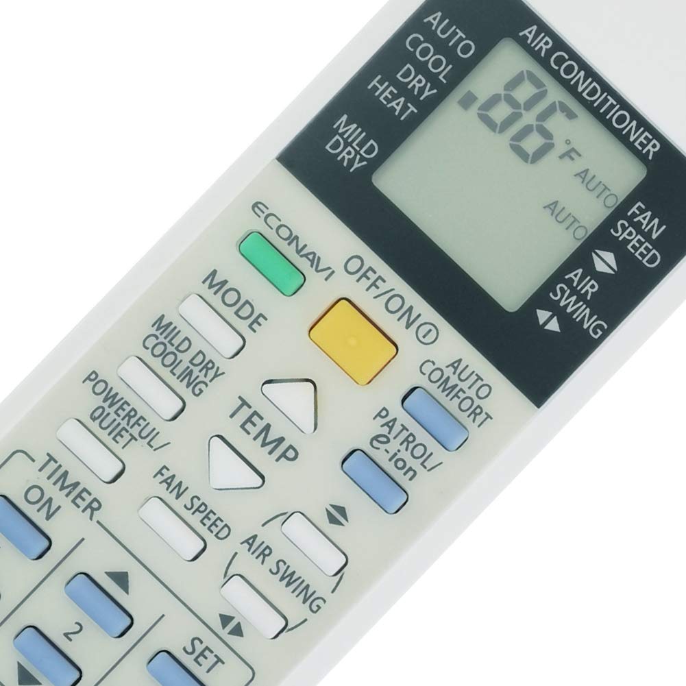 Home Appliances Inc Of ShenZhen Replacement for Panasonic Air Conditioner Remote Control A75C2913 CWA75C2913 (Display in Both Fahrenheit and Celsius)
