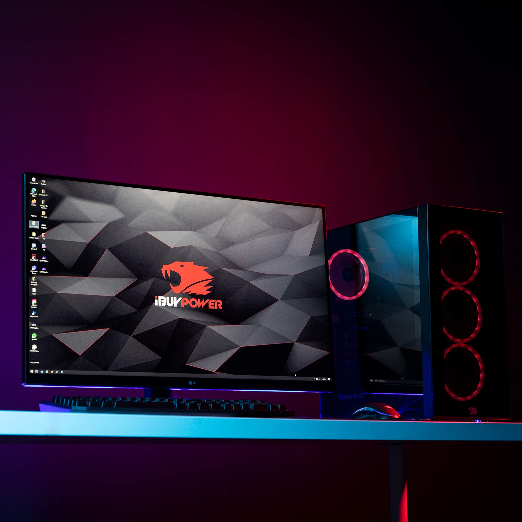 iBUYPOWER Pro Gaming PC Computer Desktop Element MR 208i (Intel i7-11700F 2.5GHz,NVIDIA GeForce RTX 2060 6GB, 16GB DDR4, 240GB SSD, 1TB HDD, WiFi Ready, Windows 10 Home)