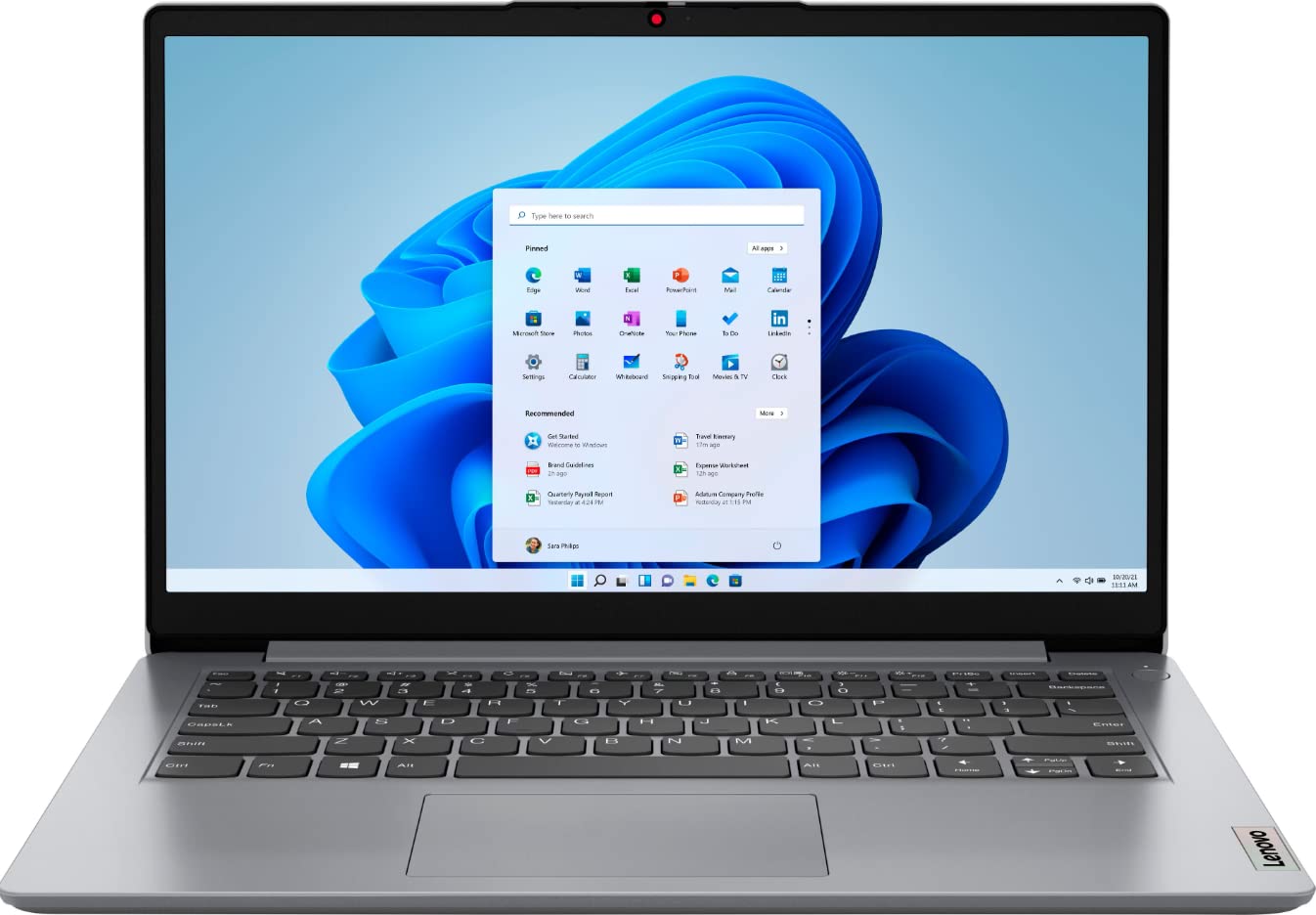 Lenovo IdeaPad Duet 1i 14 inch HD LED Laptop | Intel Celeron N4020 | Intel UHD Graphics | Bluetooth | Grey | Windows 11 in S Mode (Gray, with 128GB SD Card)
