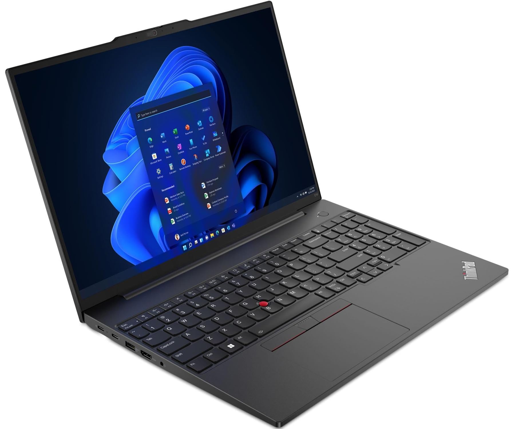 LENOVO Thinkpad E16 Gen 1 Home & Business Laptop (Intel i5-1335U 10-Core, 12GB RAM, 512GB PCIe SSD, Intel UHD, 16.0" 60Hz (1920x1200), WiFi 6, Bluetooth, Win 10 Pro) with Dockztorm Hub