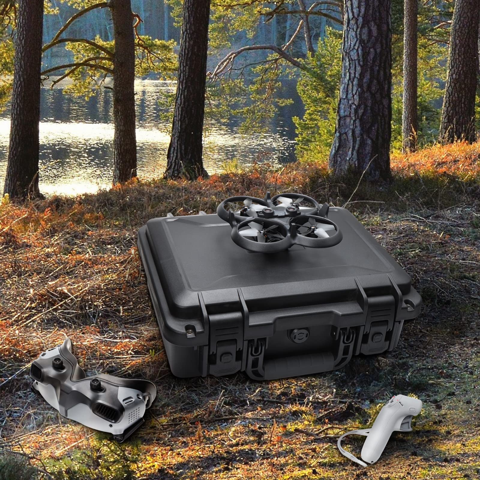 Hard Case for DJI Avata Pro Combo (DJI Goggles 2 / Goggles V2),Waterproof Carrying Case for DJI FPV Newest Drone