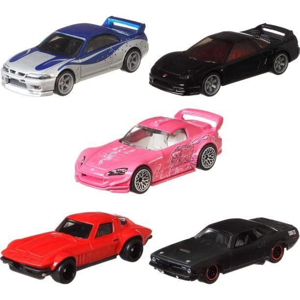 Hot Wheels Premium Fast & Furious Collection 1:64 Scale Die Cast Vehicles Complete Set