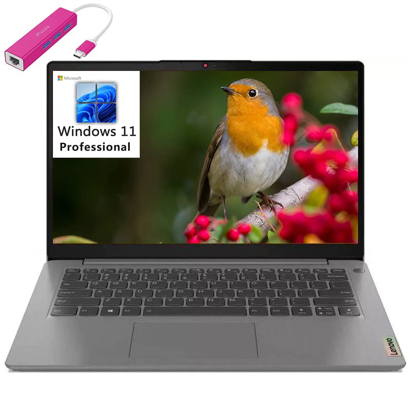 Lenovo IdeaPad 3 14 14" FHD Business Laptop Computer, Intel Quad-Core i5-1135G7 (Beat i7-1065G7), 20GB DDR4 RAM, 1TB PCIe SSD, WiFi 6, Bluetooth 5.0, Platinum Grey, Windows 11 Pro, iPuzzl Type-C HUB