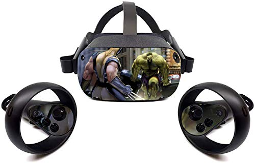 Hero Man Oculus Quest Skin Cover for VR Headset System and Controller by ok anh yeu