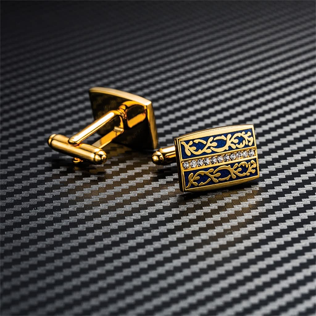 Jewelry Shirt Cufflinks Men Gift Cufflinks Button Design Guest Clothing Cuff Ornaments (Color : A, Size : 19 * 15mm) (A 19 * 15mm)