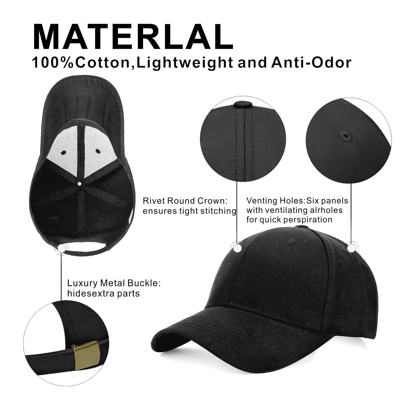 JXXAMZ33 Baseball Cap Adjustable Size for Men Women Sports Workout Hat Trucker Hats Dad Hat Plain Baseball Caps Beige