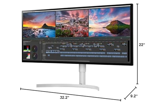 LG 34WK95U-W 34" Class 21:9 UltraWide 5K2K Nano IPS LED Monitor with HDR 600 Bundle with Deco Gear Wired Gaming Mouse and Deco Gear Large Extended Pro Gaming Mouse Pad