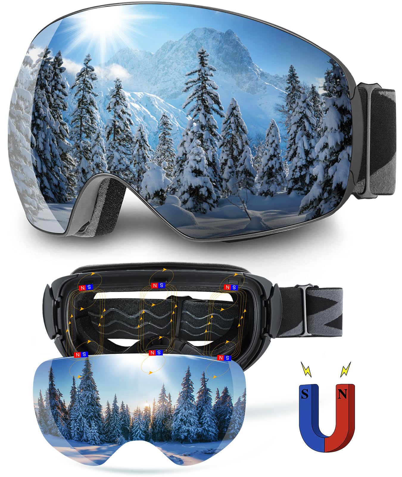 IMENORY Ski Bed Rails