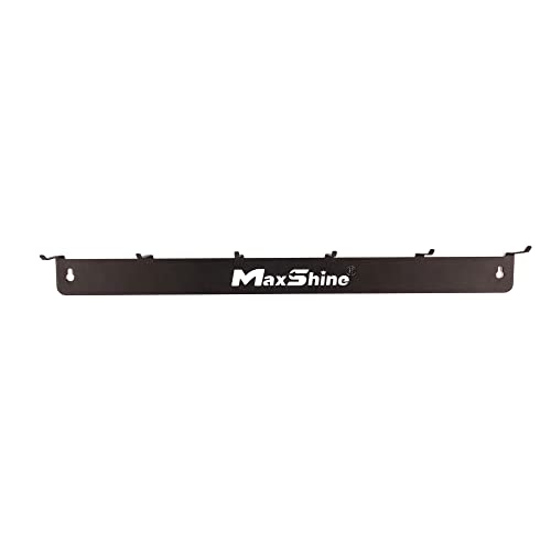 Maxshine Detailing Brush Hanger – 6 Durable Hooks Ready to Serve for Holding car Detail Brushes, Sturdy Design, Lightweight, Wall Mounted