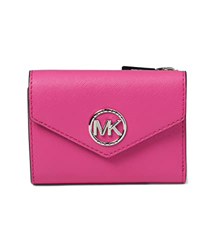 Michael Kors Greenwich Medium Envelope wallets Trifold Cerise One Size