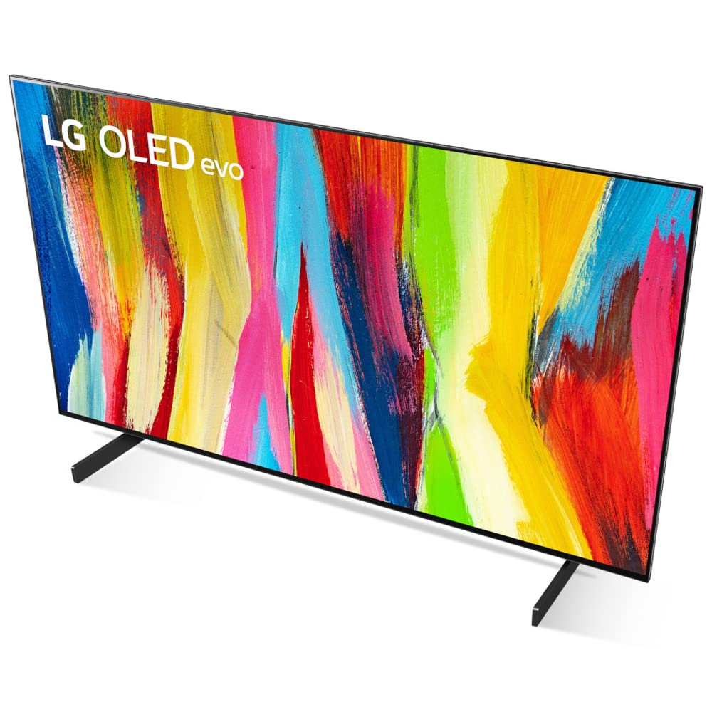 LG OLED65C2PUA 65 Inch HDR 4K Smart OLED TV 2022 Bundle SP7Y 5.1 Channel High Res Audio DTS Virtual:X Sound Bar with Wireless Subwoofer