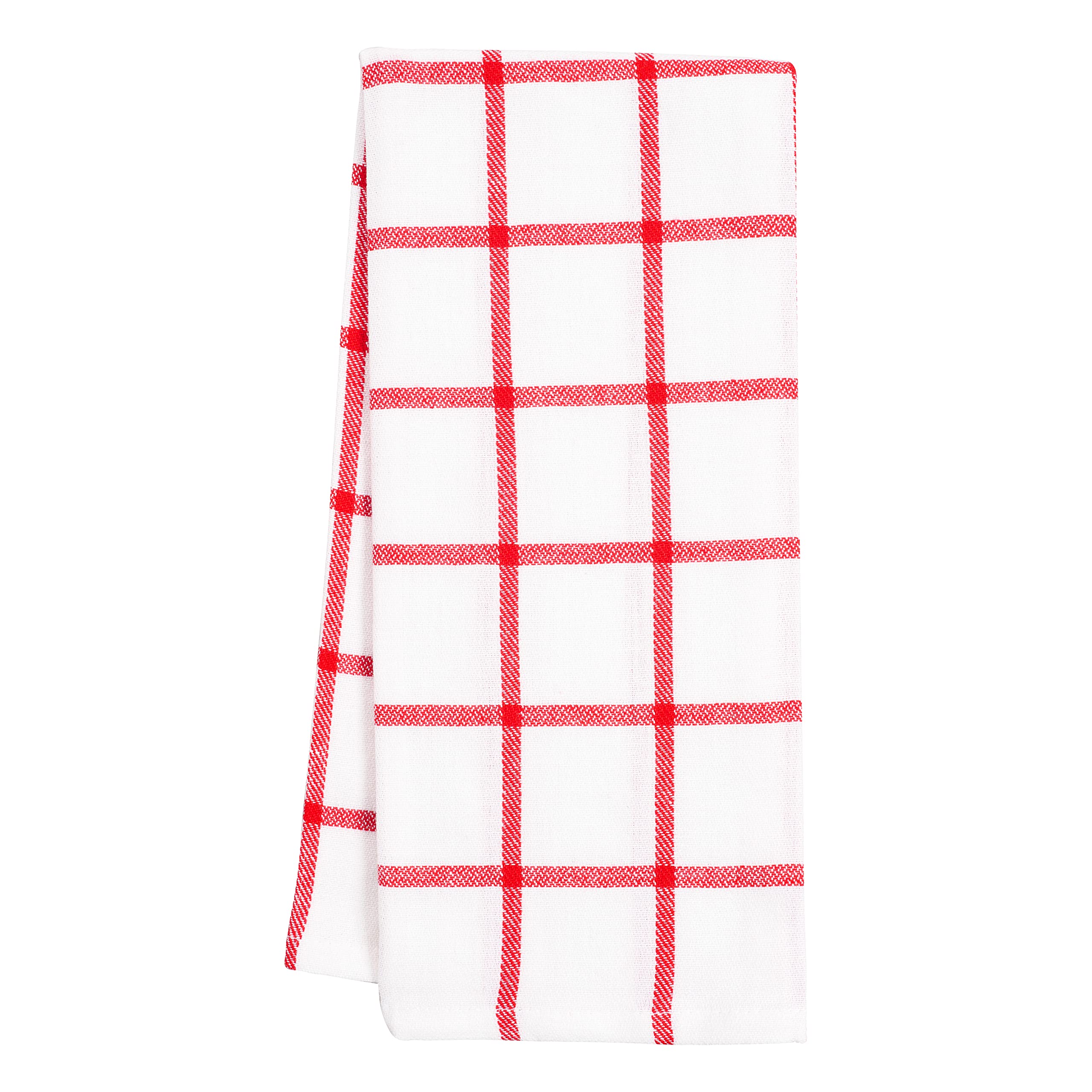 KAF Home Pantry Holiday Naughty Nice Kitchen Dish Towel Set of 4, Cotton Rich, 18 x 28-inch