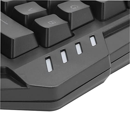 jiabaoyu Enhance Your Gaming Experience with The -Handed Gaming Keyboard - Compact USB Wired RGB Backlit Keyboard with 35 Keys for Computer - Illuminated and Perfect for Gaming