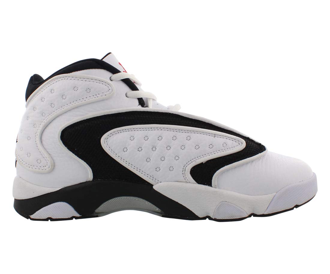 Jordan Air OG Womens Shoes Size 8.5, Color: White/University Red/Black