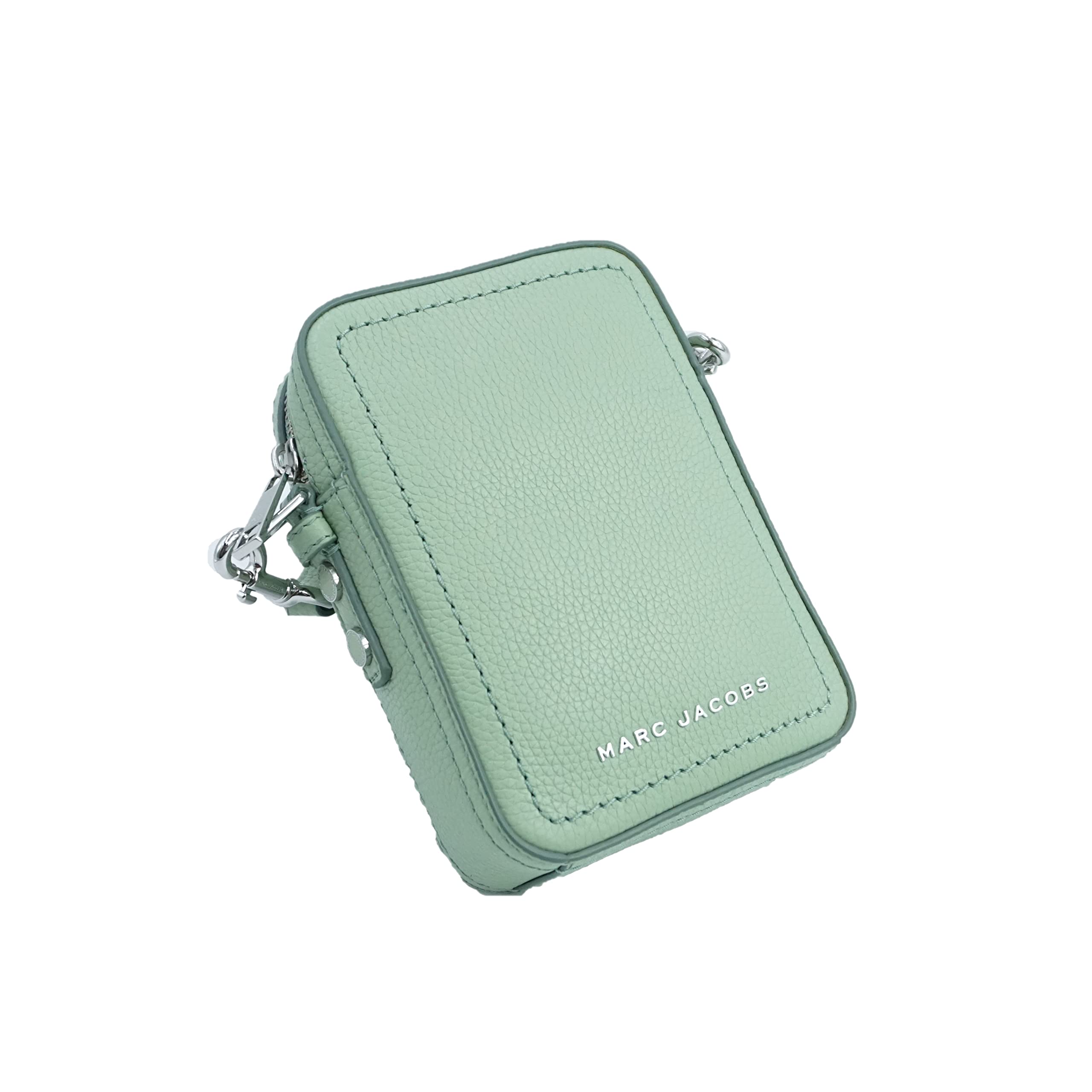 Marc Jacobs H131L01RE21-331 Mint Green With Gold Hardware Women's North South Leather Crossbody Bag