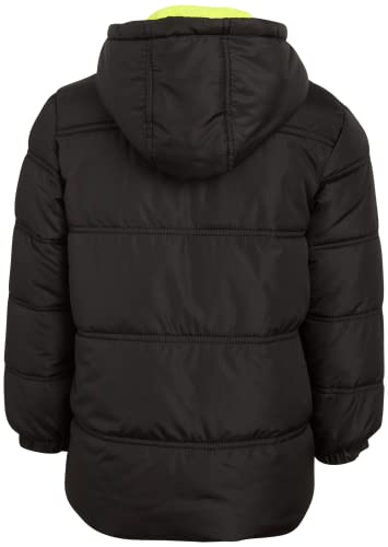 iXtreme Boys' Snowsuit - 2 Piece Heavyweight Insulated Ski Jacket and Snow Bib (12M-7), Size 18M, Black/Lime Green