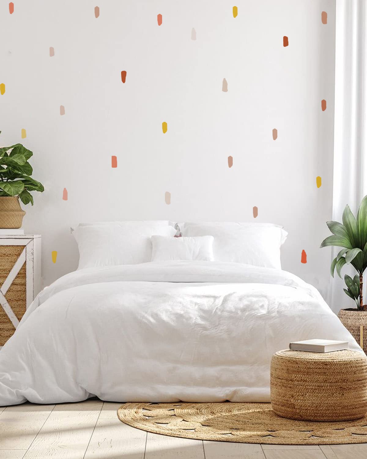 Line Wall Decals Peel and Stick Removable Wall Stickers Abstract Modern Wall Art Kids Room Wall Decor Boho Wall Decals for Baby Nursery Decor