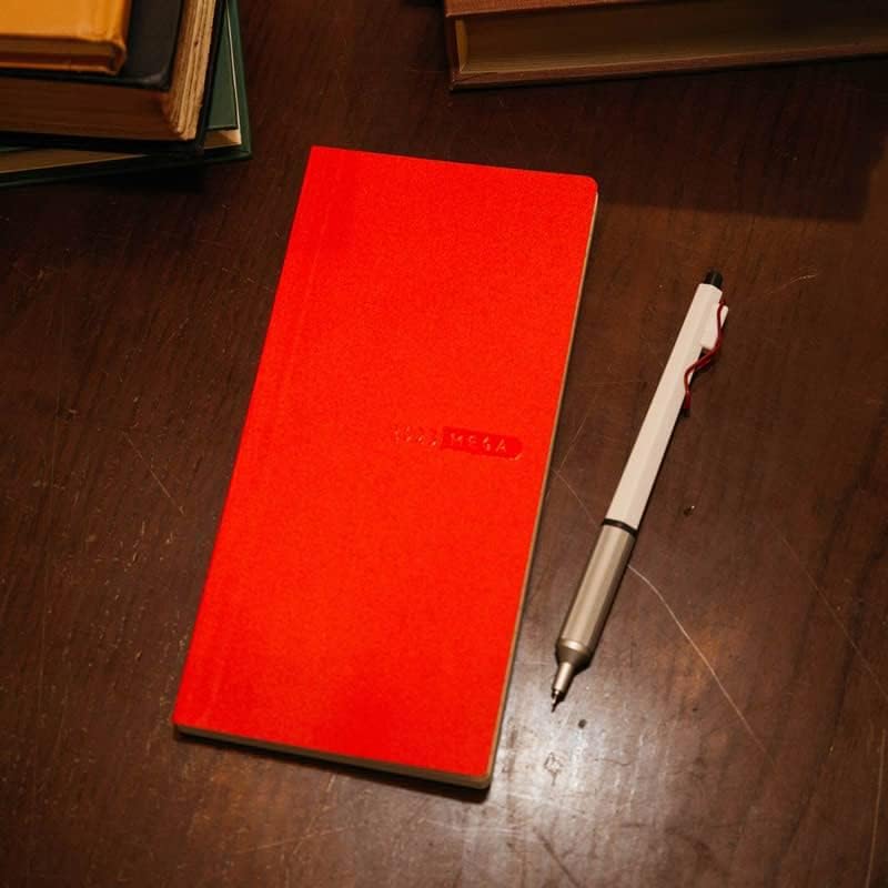 Hobonichi Techo Weeks Mega [Japanese/Wallet-Size/January 2023 Start] Sneaker: Vermilion