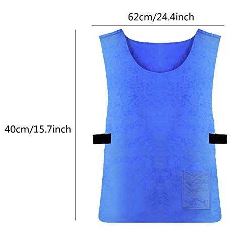 Ice Women Men for Working MS Outdoor Evaporative Vest Cooling Vest Ice Fishing Sled (as Shown, One Size)