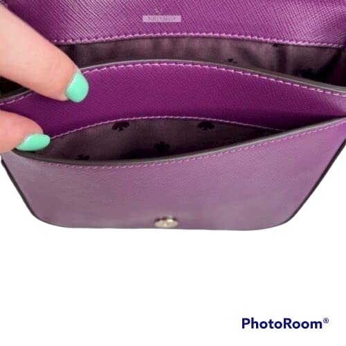 Kate Spade New York Staci Square Crossbody (Plum Purple)
