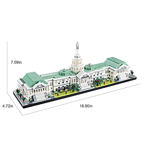 Kadablk Mini Taj Mahal Contruction Set,Mini Block Building Model,600+PCS for Adults & Kids,Famous Landmark Collection Kit…