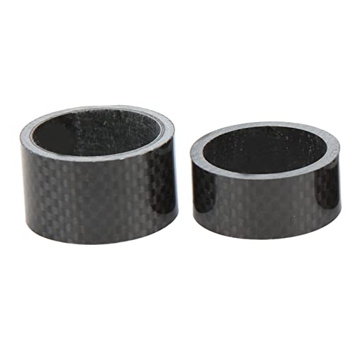 Kadimendium Bike Stem Spacers, 28.6mm ID Bicycle Front Fork Washer Carbon Fiber Light Weight Accurate for Road Bicycles