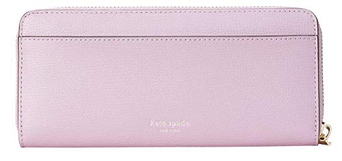 kate spade new york Sylvia Graphic Clover Applique Slim Continental Wallet, Orchid Multi