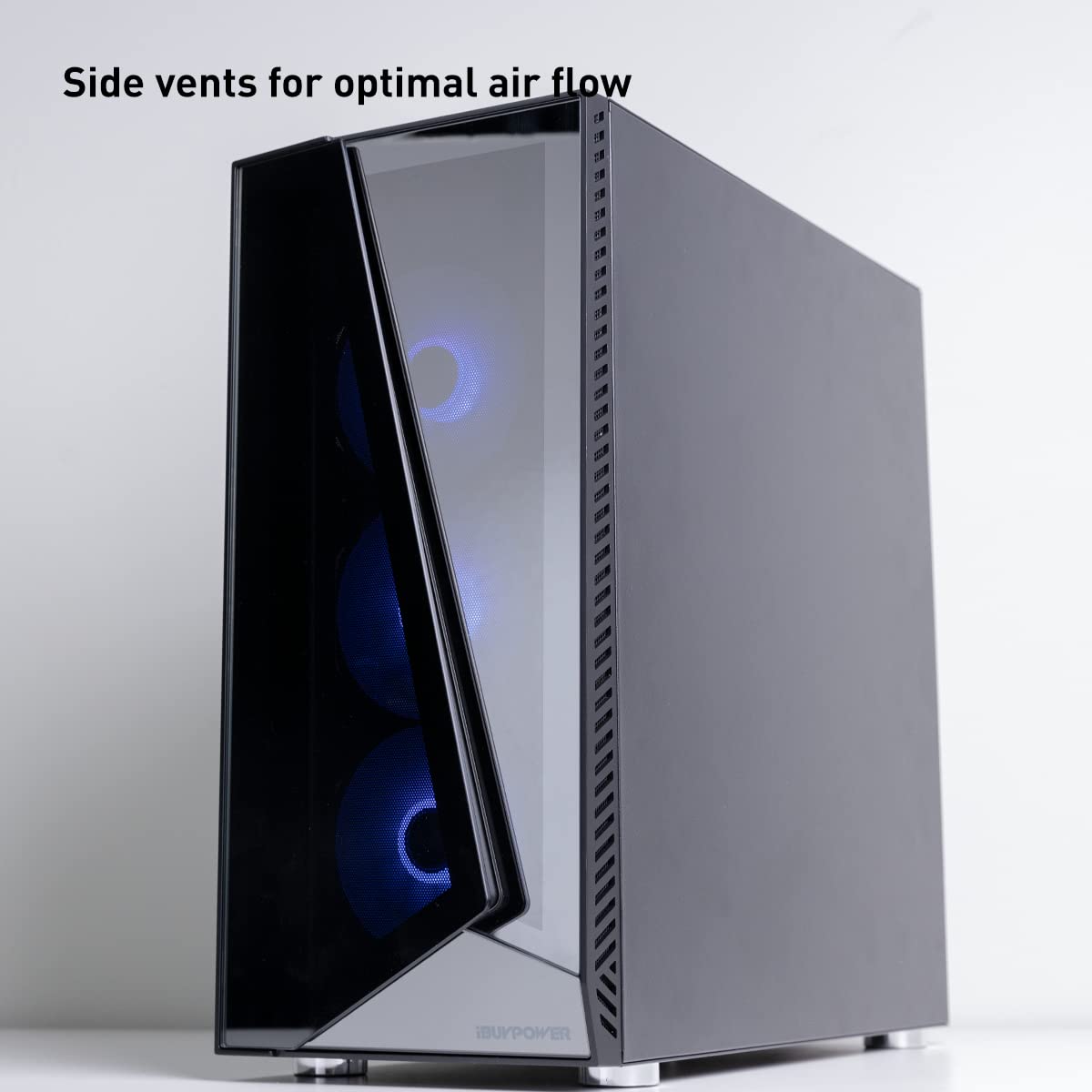 iBUYPOWER Pro Gaming PC Computer Desktop SlateMono 230A (Ryzen 5 5600X 3.7 GHz, AMD Radeon RX 6600 XT 8GB, 16GB DDR4, 480 GB SSD + 1 TB HDD, WiFi Ready, VR Ready, Windows 11 Home)