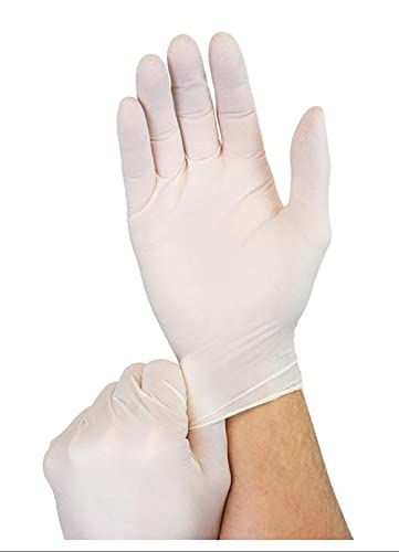 HDX Latex Disposable Gloves 10 Pack One Size Fits All