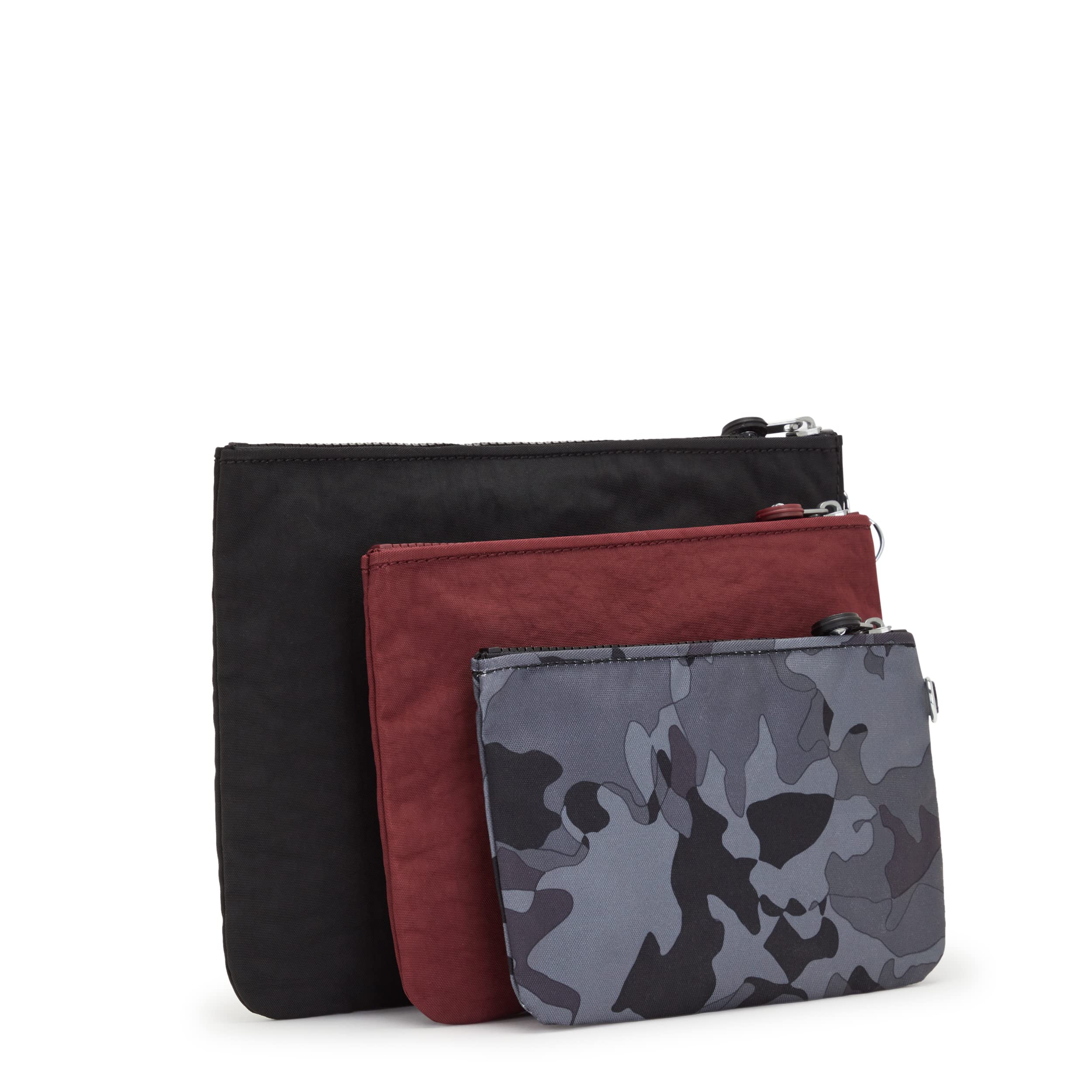 Kipling Womens Women's Iaka Crossbody Bag, Removable Strap, Zipped Main Compartment, Water Resistant, Crinkle Nyl Wristlet, Camo Set, 11 L x 8.5 H 0.5 D US