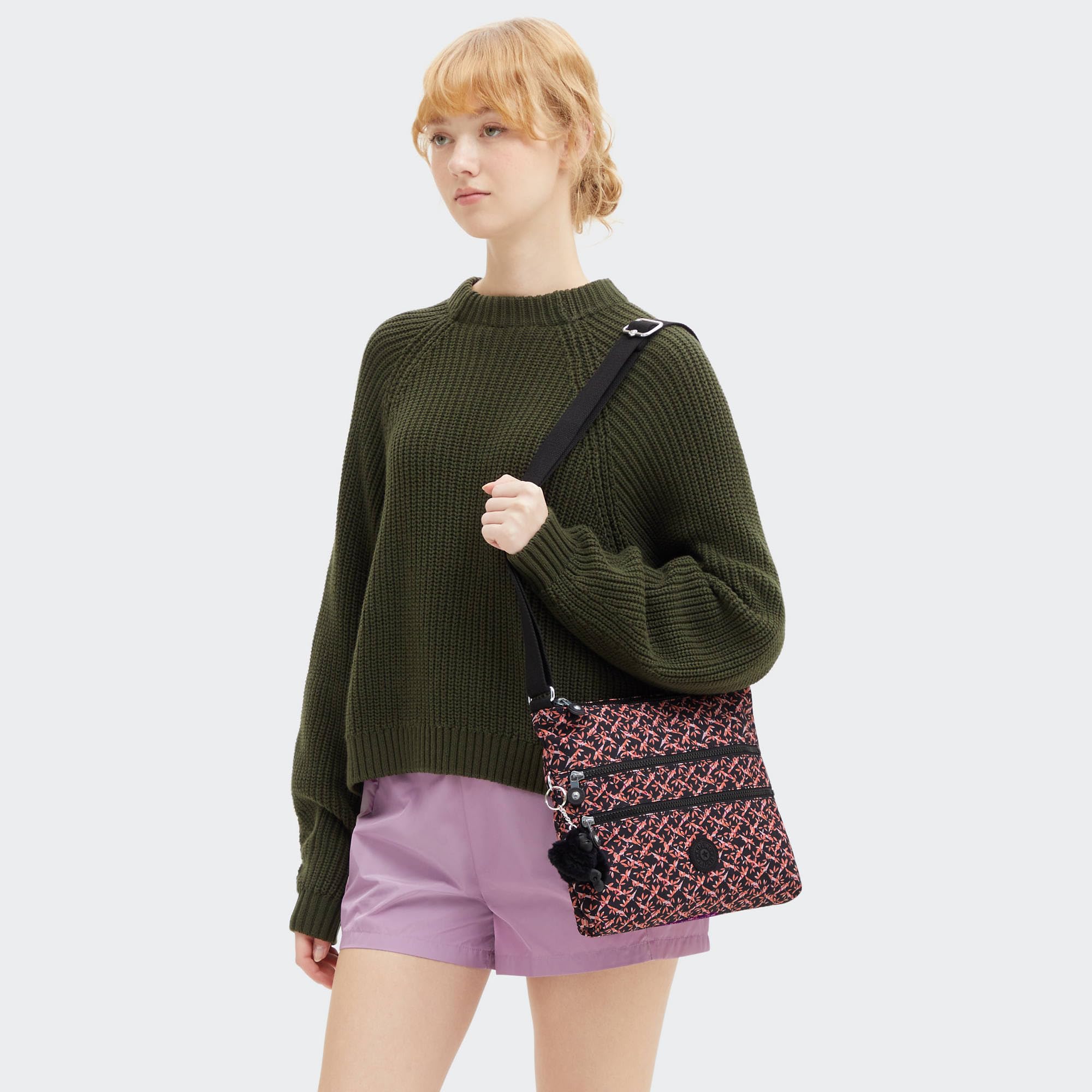 Kipling Women’s Alvar Crossbody Bag, Super Light, Durable Messenger Bag, Nylon Shoulder Bag