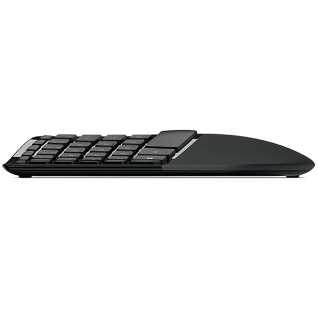 Microsoft Sculpt Ergonomic Wireless Desktop Keyboard and Mouse, Black (L5V-00001) Bundle with Deco Gear Large Extended Pro Gaming Mouse Pad Water Resistant Non-Slip