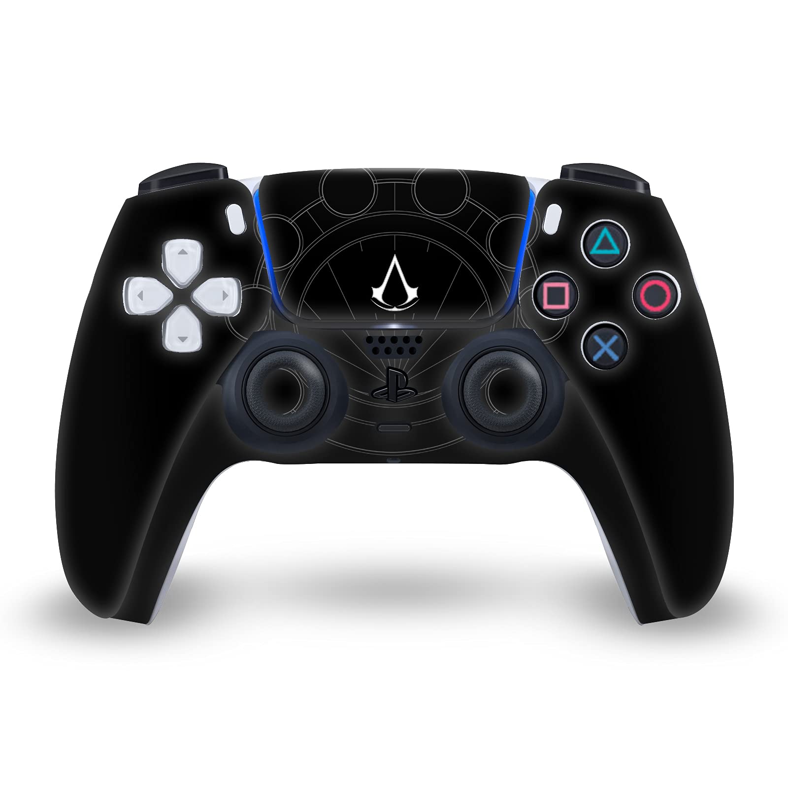 Head Case Designs Officially Licensed Assassin's Creed Crests Legacy Logo Matte Vinyl Faceplate Sticker Gaming Skin Case Cover Compatible with Sony Playstation 5 PS5 DualSense Controller