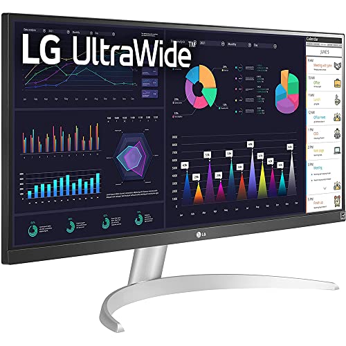 LG 29WQ600-W UltraWide FHD 29 inch Computer Monitor with HDR10 and AMD FreeSync 2 Pack Bundle with 1 YR CPS Enhanced Protection Pack