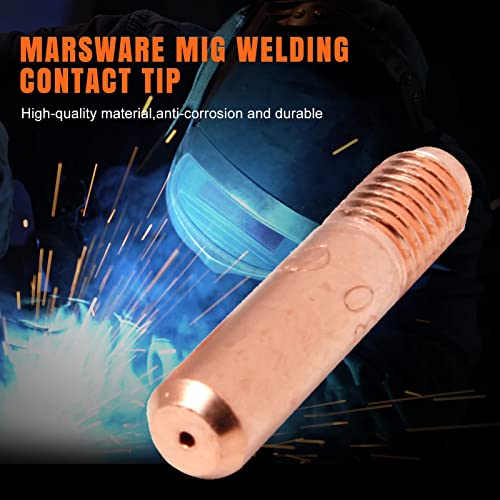 MARSWARE M15 MIG Welding Gun Accessory Kit, 087299 Contact Tip .023"-.025" 30 PCS for 169-589, 249039, 248282