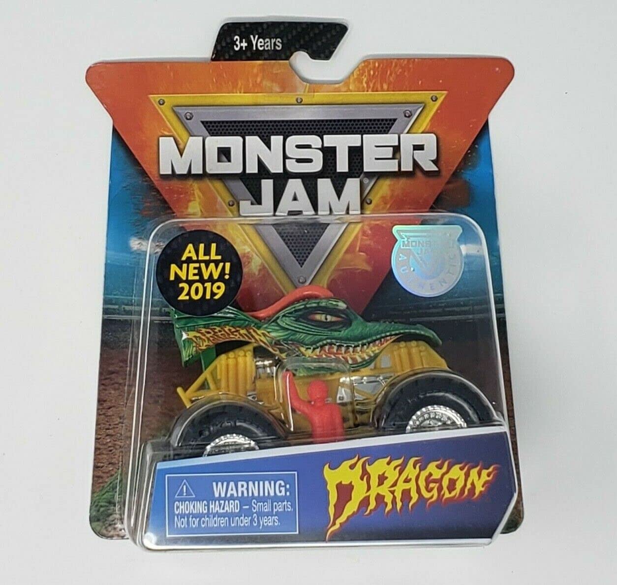 Monster Jam Dragon, 2019 Crazy Creatures with Figure (1:64 Scale)