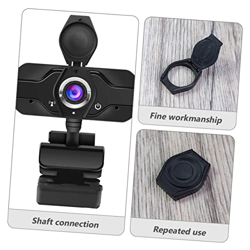 NUSITOU 6pcs Camera Cover Lap Desks Black Webcam Cover USB Camera Cover Slide Privacy Lens Cover Webcam Privacy Cover Computer Webcam USB Webcam Cover Linux Laptop Self Made Abs Sticker
