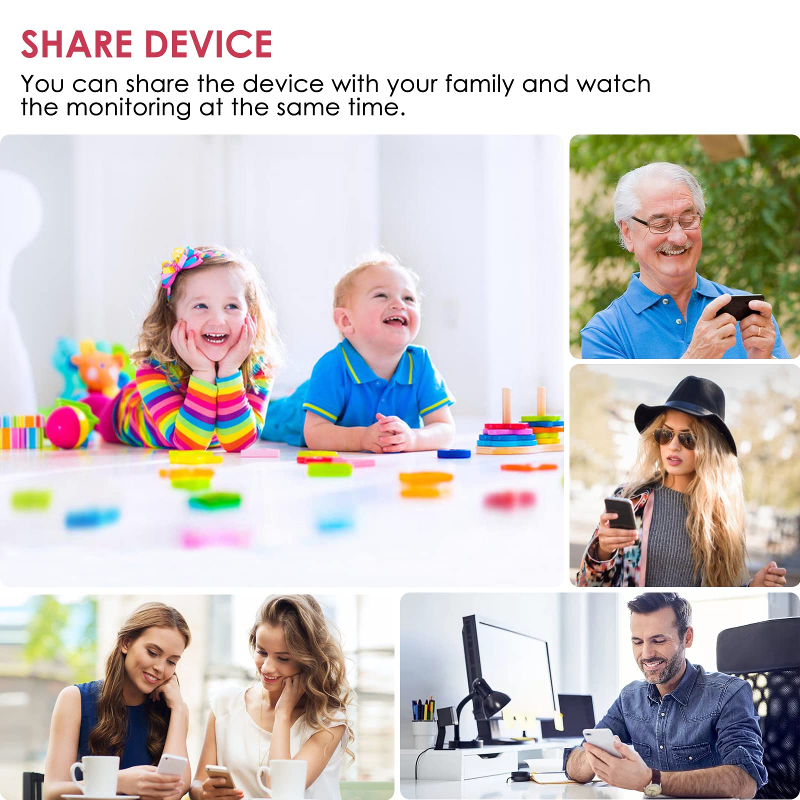 Laboom Mini Spy Camera WiFi Hidden Cameras Wireless HD 1080P Spy Cam Tiny Small Portable Camera with Cell Phone app, Night Vision and Motion Detection Nanny Cam