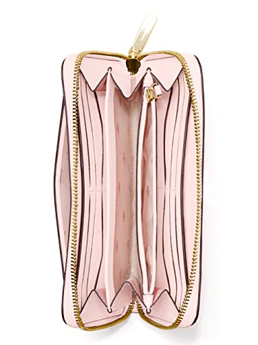 Kate Spade Staci Large continental wallet Saffiano Leather Chalk Pink