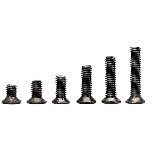 Latwne 720Pcs Countersunk Flat Mini Screw Set M1.4 M1.7 M2 M2.5 Carbon Steel Computer Notebook Laptop Screws Kit