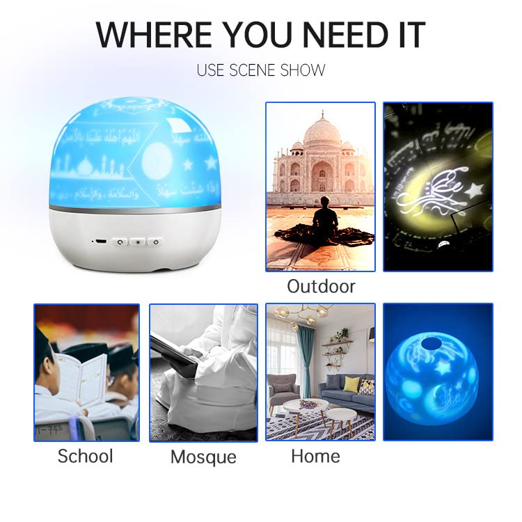 KANGCAI Quran Speaker Lamp (Projector Speakers)