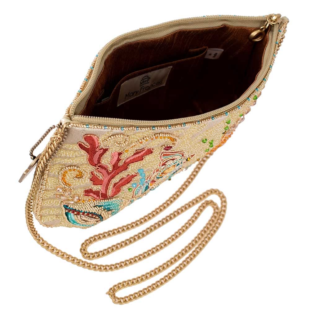 Mary Frances Down Under Crossbody Clutch Sea Theme Handbag