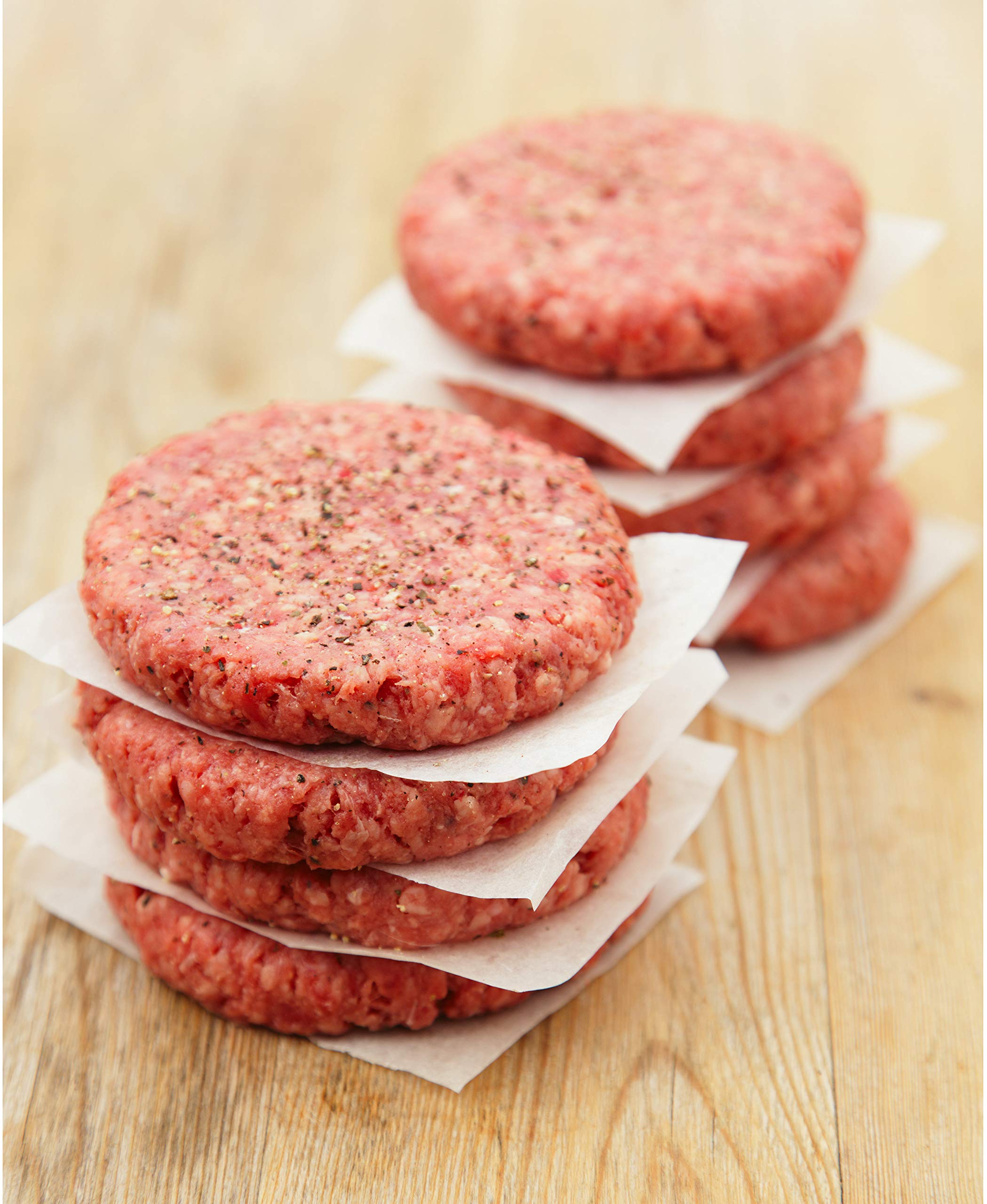 Kitchen Geeks Hamburger Patty Paper - 1000 Wax Paper 5.5 x 5.5 Inch Square Sheets For Burger Press Maker Patties, Baking, Candy
