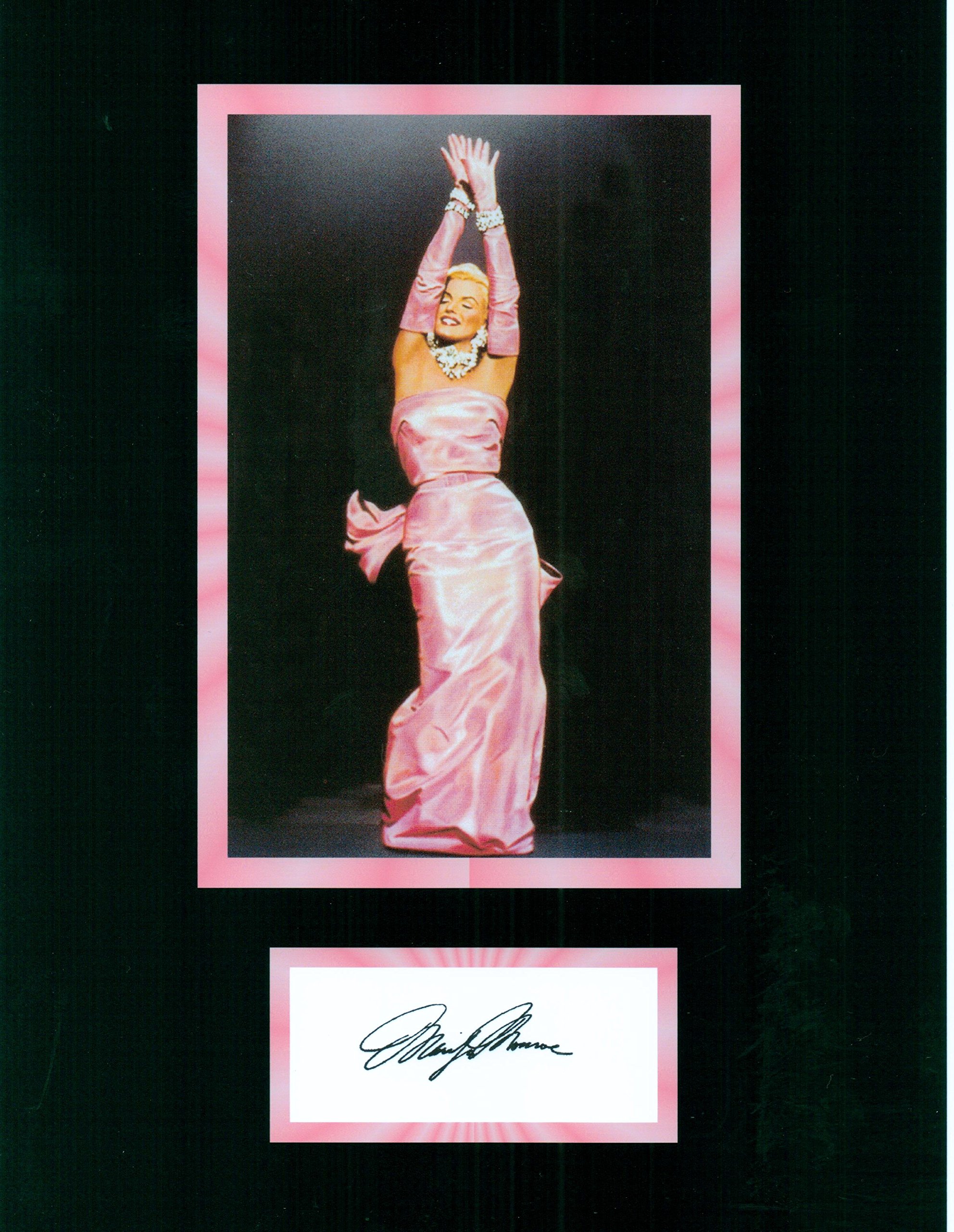 Kirkland Marilyn Monroe 8 X 10 Photo Display Autograph on Glossy Photo Paper
