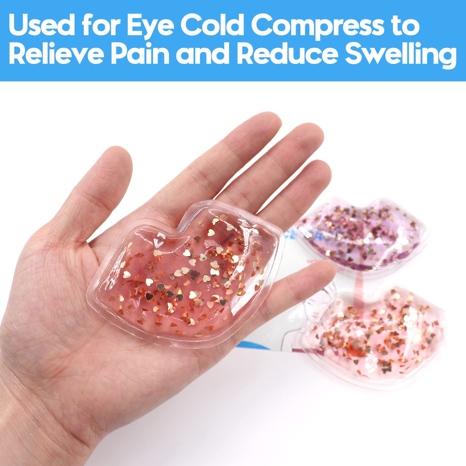 Lip ice Bag, Lip ice Pack, Lips Cold Compress, Lip pain relief ice pack, Reduce Lip Pain and Swelling, Lip care ice pack after surgery(3 Pcs)