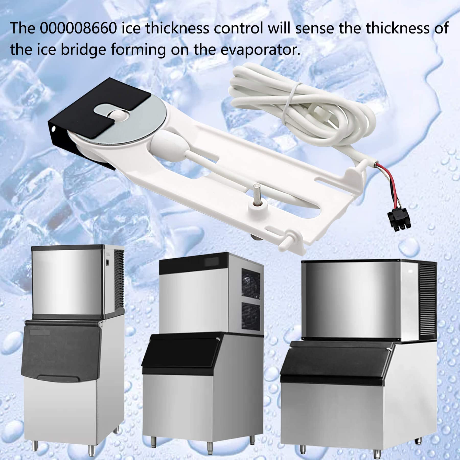NIDAYE Upgraded 000008660 Ice Thickness Control Probe Assembly Fit for Manitowoc, Compatible with Indigo Series Ice Machine etc