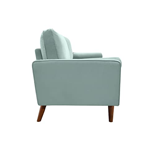 Meeyar Couches for Living Room 58'' Small Couch for Small Spaces Loveseat Small Couch for Bedroom Comfy Sofas for Living Room,Office,and Apartment,Aqua